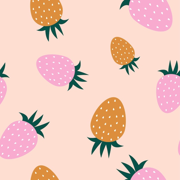 Vibrant Pineapple Pattern with Polka Dots | Jiffy Designs