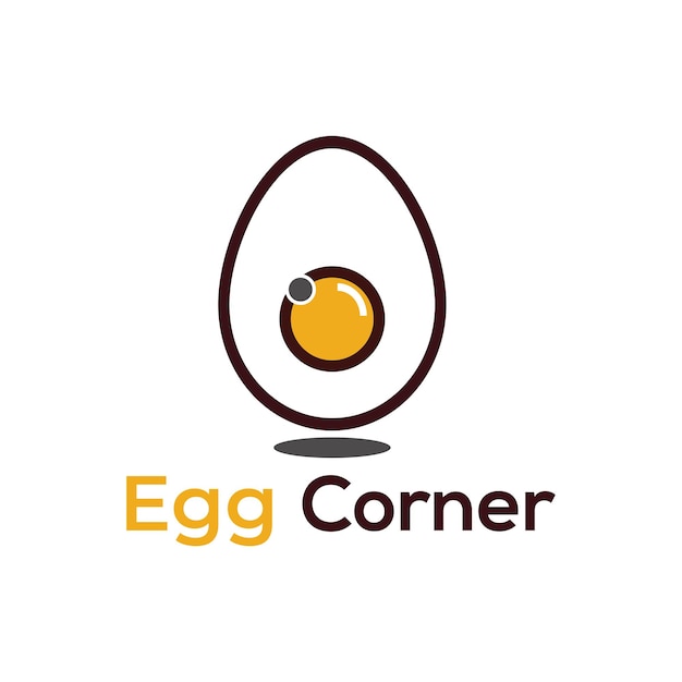 Vibrant Egg-Shaped Emblem with Modern Minimalist Design | Jiffy Designs