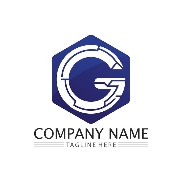 Sleek and Modern Hexagonal G Logo Design | Jiffy Designs