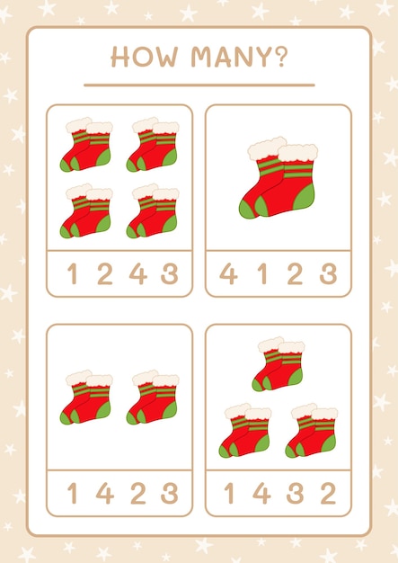 Festive Stocking Collection: Counting and Comparing Vibrant Designs ...