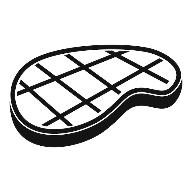 Sleek and Stylized Steak Silhouette | Jiffy Designs