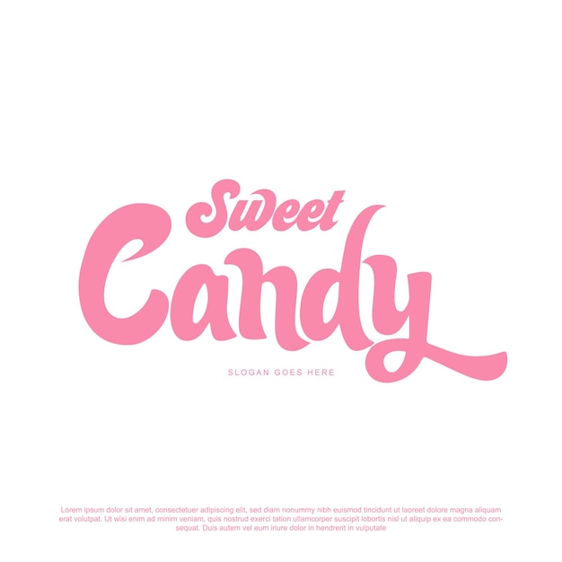 Delightfully Whimsical Sweet Candy Typography | Jiffy Designs