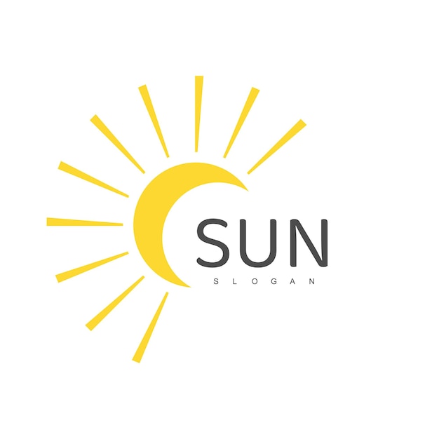 Vibrant Sun Symbol with Radiant Rays | Jiffy Designs