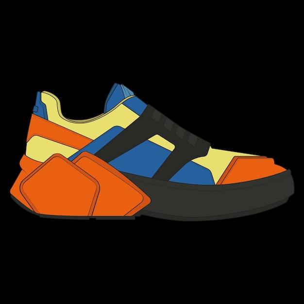 Vibrant and Striking Sneaker Design | Jiffy Designs