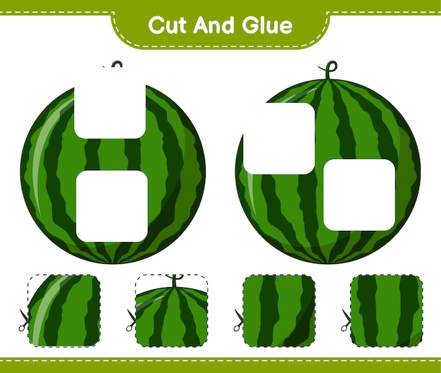 Delightful Watermelon-Inspired Cut and Glue Craft Collection | Jiffy ...