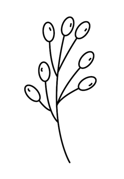 Elegant Minimalist Floral Sprig Design | Jiffy Designs