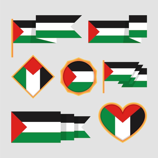 Vibrant Collection of Palestinian Flags and Symbols | Jiffy Designs