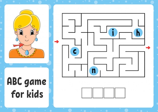 Charming Maze Adventure: ABC Game for Curious Kids | Jiffy Designs