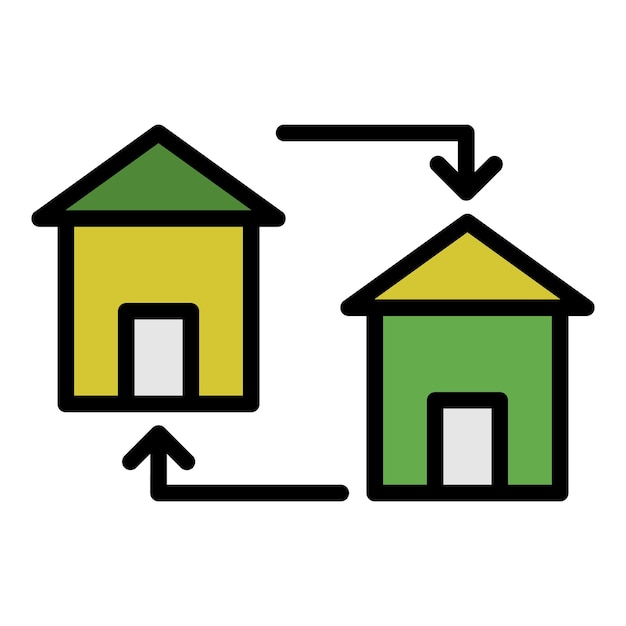 Minimalist Homes with Vibrant Colors and Directional Arrows | Jiffy Designs