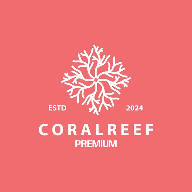 Elegant Coral Reef Logo for Premium Brand | Jiffy Designs