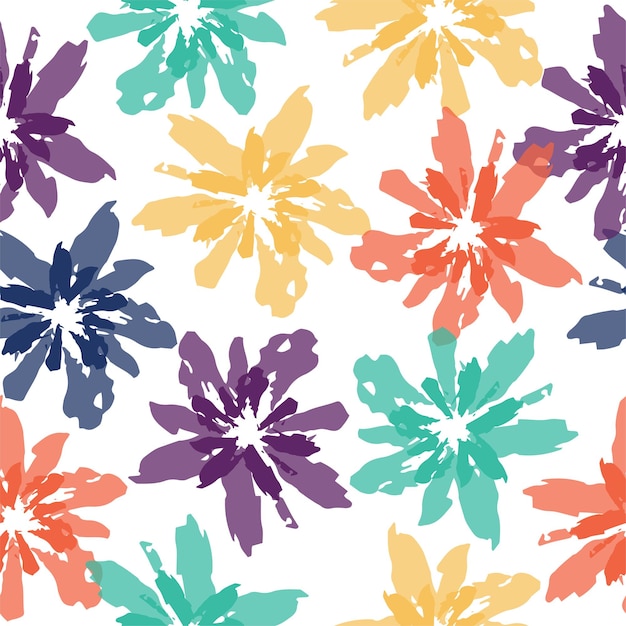 Vibrant Floral Burst Pattern in Assorted Colors | Jiffy Designs