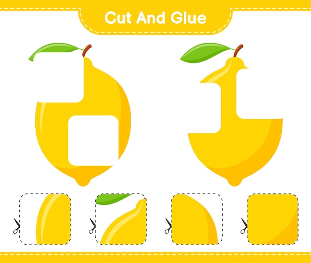 Vibrant Lemon Cut-and-Glue Craft Collection | Jiffy Designs