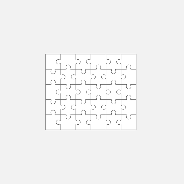 Minimalist Puzzle Grid: A Versatile Design Template | Jiffy Designs