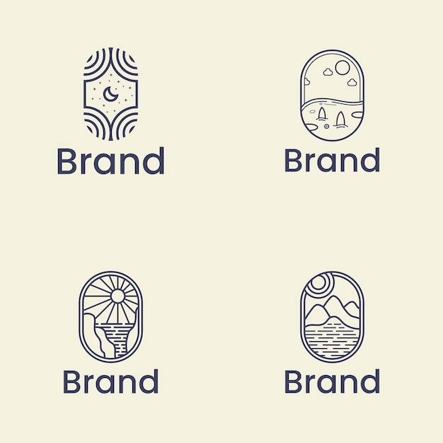 Versatile Collection of Abstract Geometric Brand Logos | Jiffy Designs