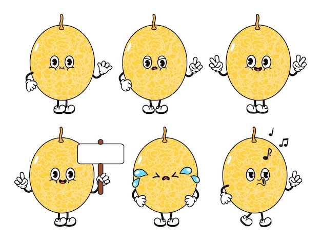 Cheerful Collection of Quirky Lemon Cartoon Characters | Jiffy Designs