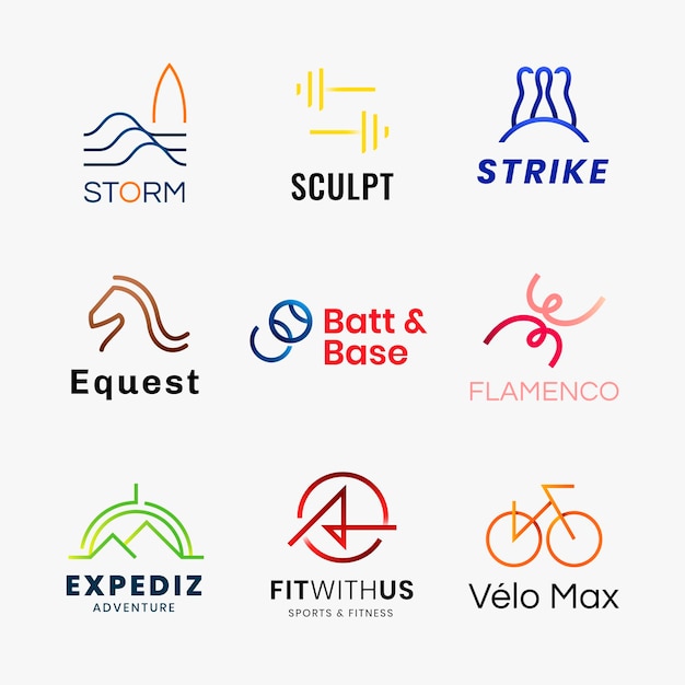 Diverse Collection of Vibrant and Versatile Logos and Emblems | Jiffy ...