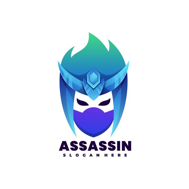Fierce and Formidable Assassin Esports Logo | Jiffy Designs