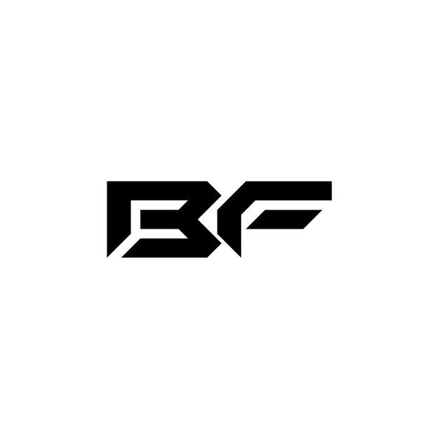 Sleek and Striking BF Monogram Logo Design | Jiffy Designs