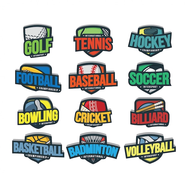 Diverse Sports Logos and Emblems Collection | Jiffy Designs