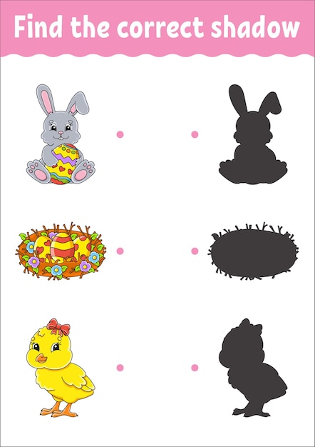 Discover the Matching Easter Shadows: A Fun Puzzle for All Ages | Jiffy ...