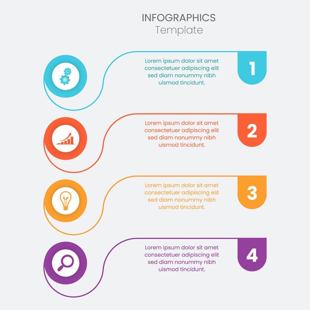 Vibrant Infographic Template with Colorful Circular Elements | Jiffy Designs
