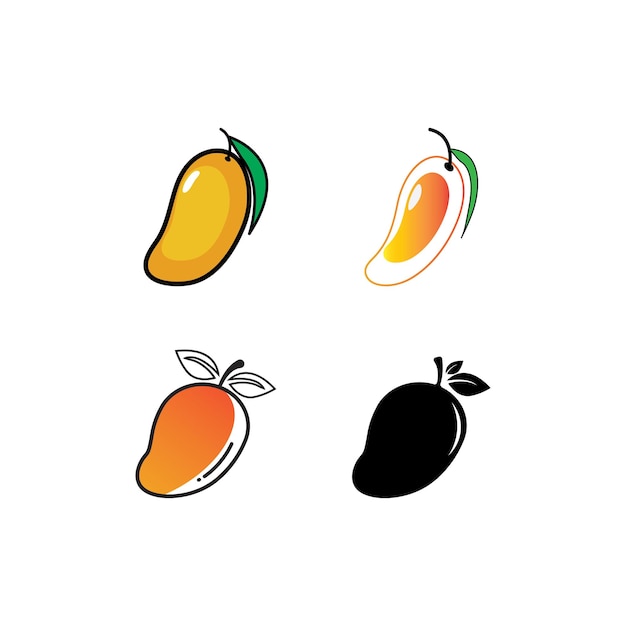 Vibrant Mango Illustrations for Diverse Design Needs | Jiffy Designs