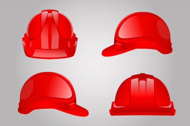 Vibrant Red Hard Hats for Construction and Safety | Jiffy Designs