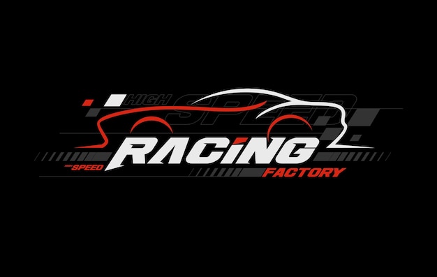 Sleek and Powerful Racing Factory Logo | Jiffy Designs