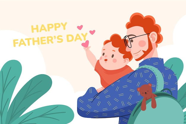 A Heartwarming Father's Day Celebration with a Loving Dad and Child ...