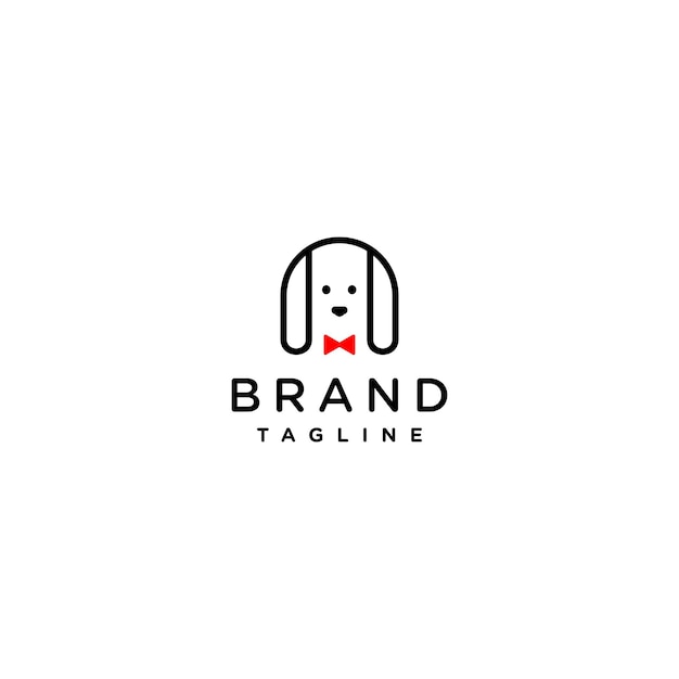 Playful Pup Logo with Charming Smile and Elegant Lettering | Jiffy Designs
