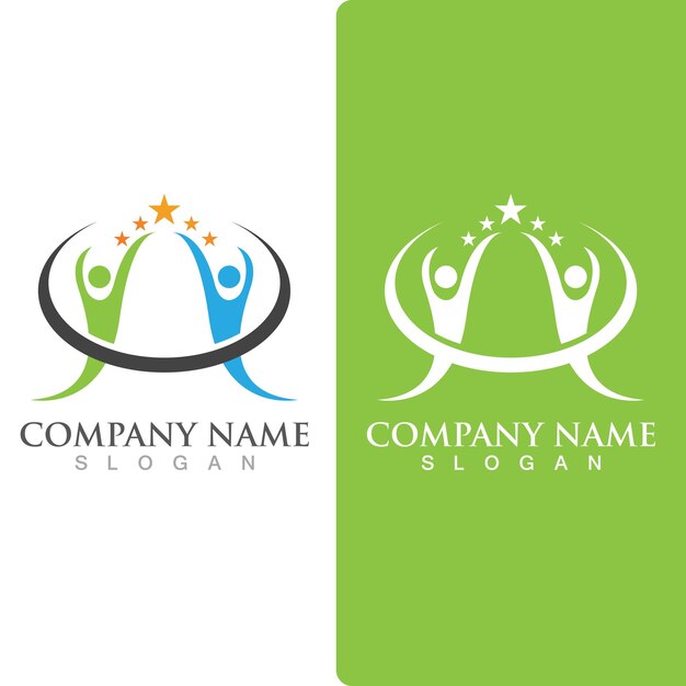 Celebrating Unity and Success: A Vibrant Community Logo | Jiffy Designs