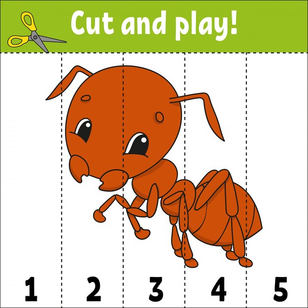 Cheerful Ant Craft Activity for Kids | Jiffy Designs