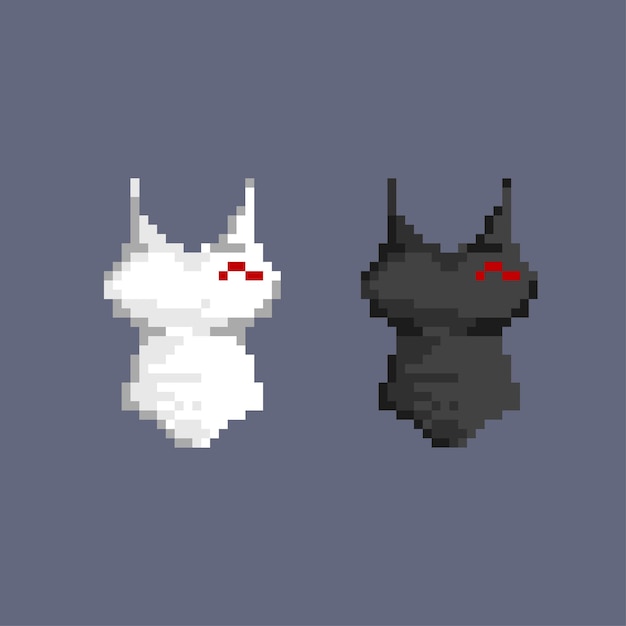 Striking Pixel Art Cats with Glowing Eyes | Jiffy Designs