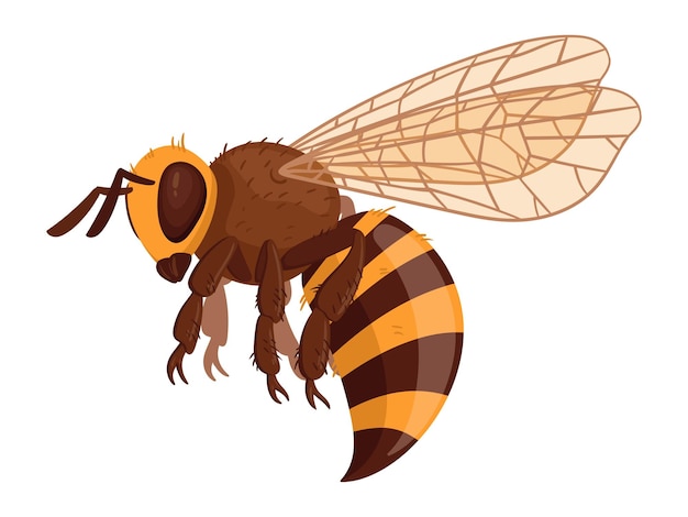 Geometric Honey Bee Illustration with Vibrant Colors | Jiffy Designs