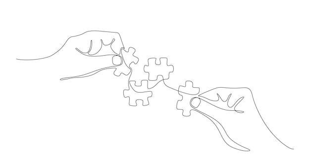 Hands Assembling Interlocking Puzzle Pieces | Jiffy Designs