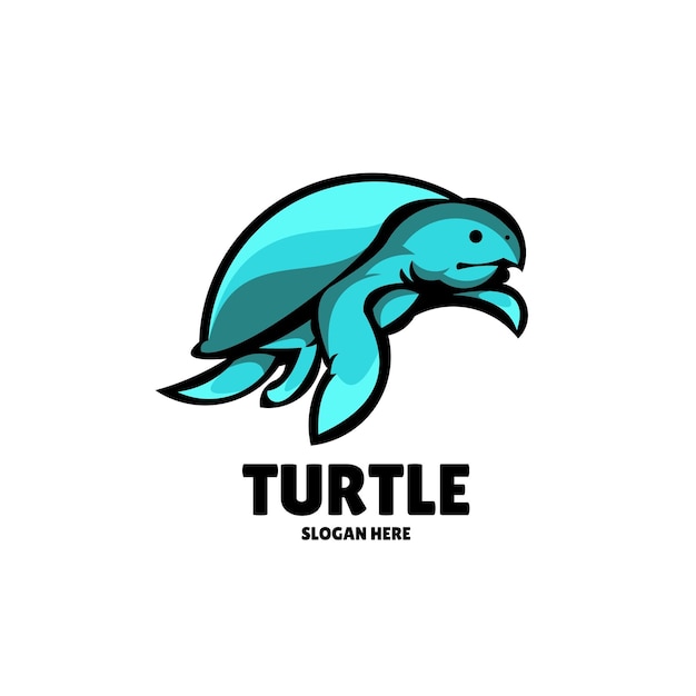 Vibrant Aquatic Turtle Illustration with Slogan | Jiffy Designs