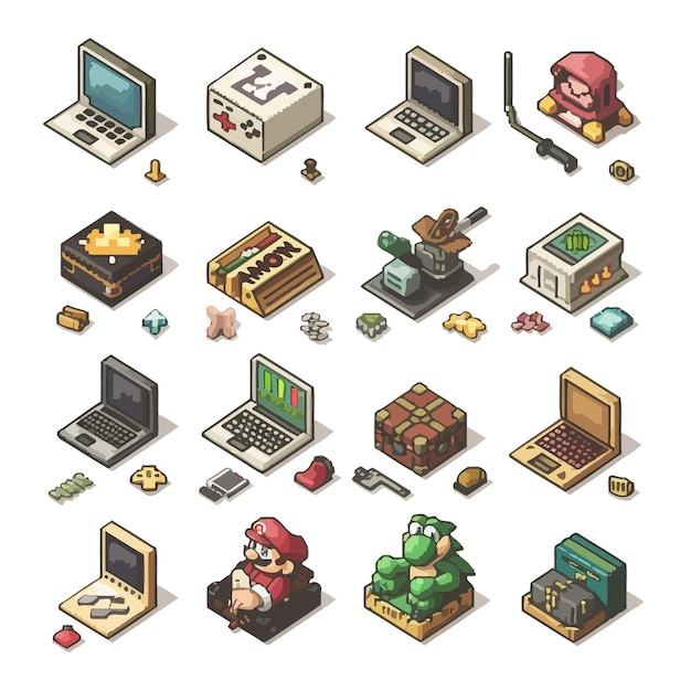 Diverse Collection of Retro Gaming Memorabilia and Electronics | Jiffy ...