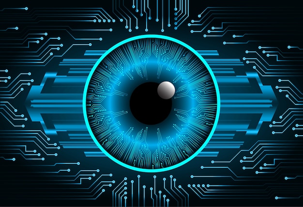 Captivating Cybernetic Eye: A Digital Vision of the Future | Jiffy Designs