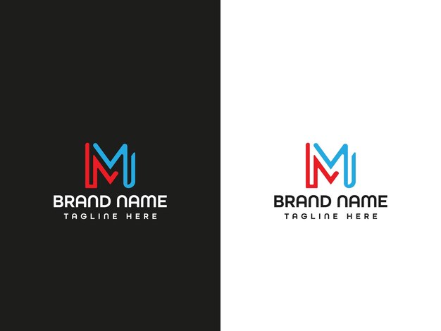 Striking M-Shaped Brand Logo with Vibrant Color Scheme | Jiffy Designs