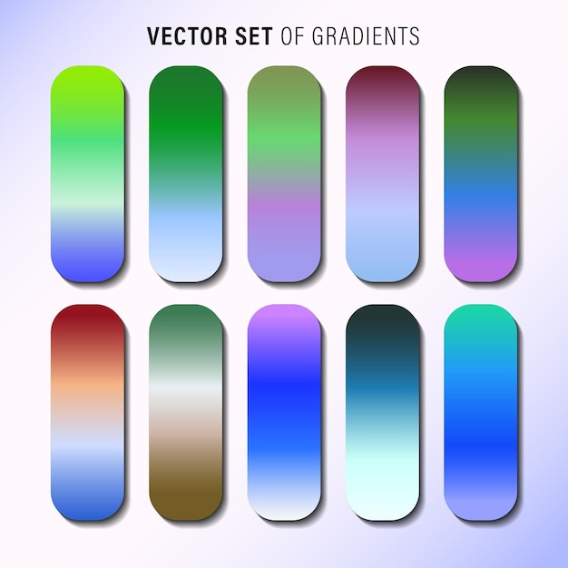 Vibrant Gradient Palette with Diverse Color Combinations | Jiffy Designs
