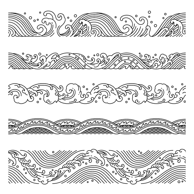 Captivating Collection of Flowing Wave Patterns with Intricate Designs ...