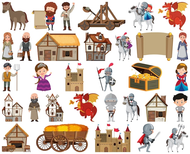 Enchanting Medieval Fantasy Collection with Diverse Characters and ...