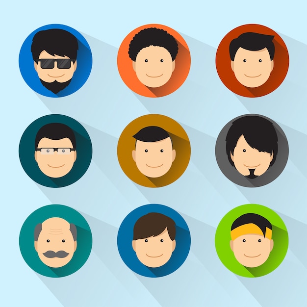 Diverse Faces in Vibrant Circular Portraits | Jiffy Designs