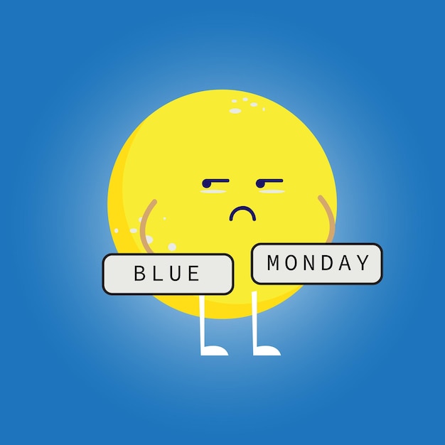 Cheerful Smiley Face Welcomes 'Blue Monday' | Jiffy Designs