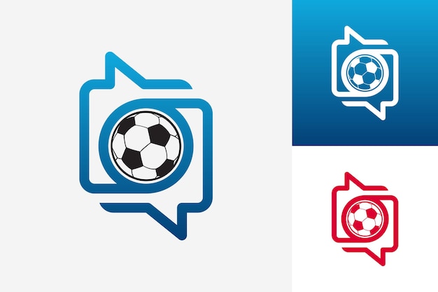 Soccer Ball Conversation Bubble Icon | Jiffy Designs