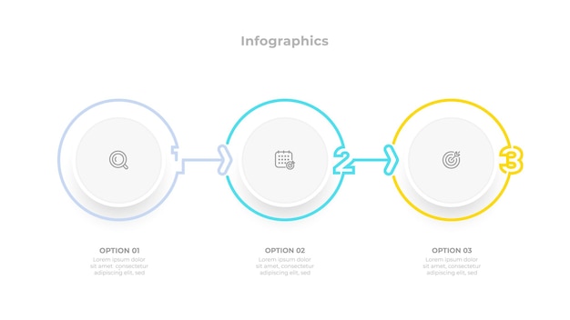 Minimalist Infographic with Interconnected Circular Elements | Jiffy ...