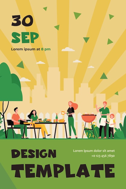 Vibrant Design Template for Outdoor Gathering | Jiffy Designs