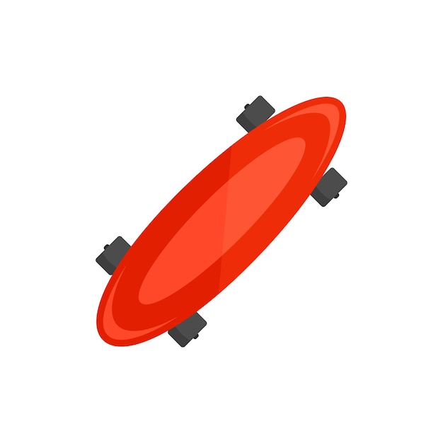 Vibrant Red Skateboard Deck with Sleek Design | Jiffy Designs
