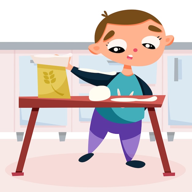 Curious Young Boy Reading Intently at Desk | Jiffy Designs