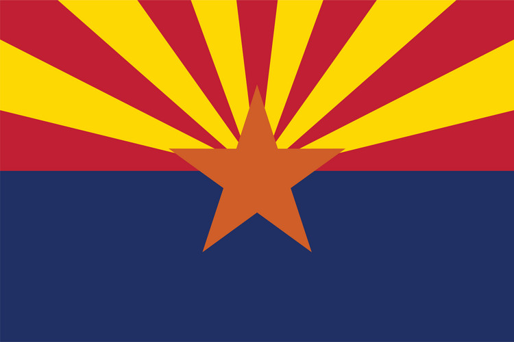 Vector State Of Arizona Flag | Jiffy Designs